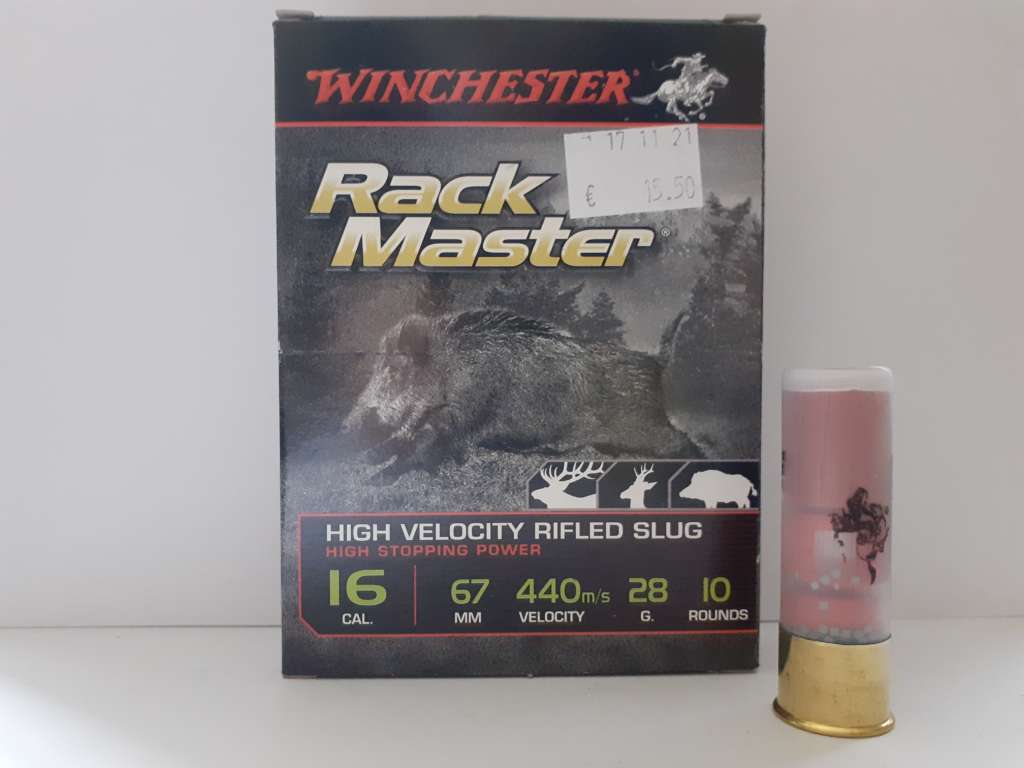 CART SLUG RACKMASTER WINCHESTER 16/67 28G (X10) - Armurerie Vauban