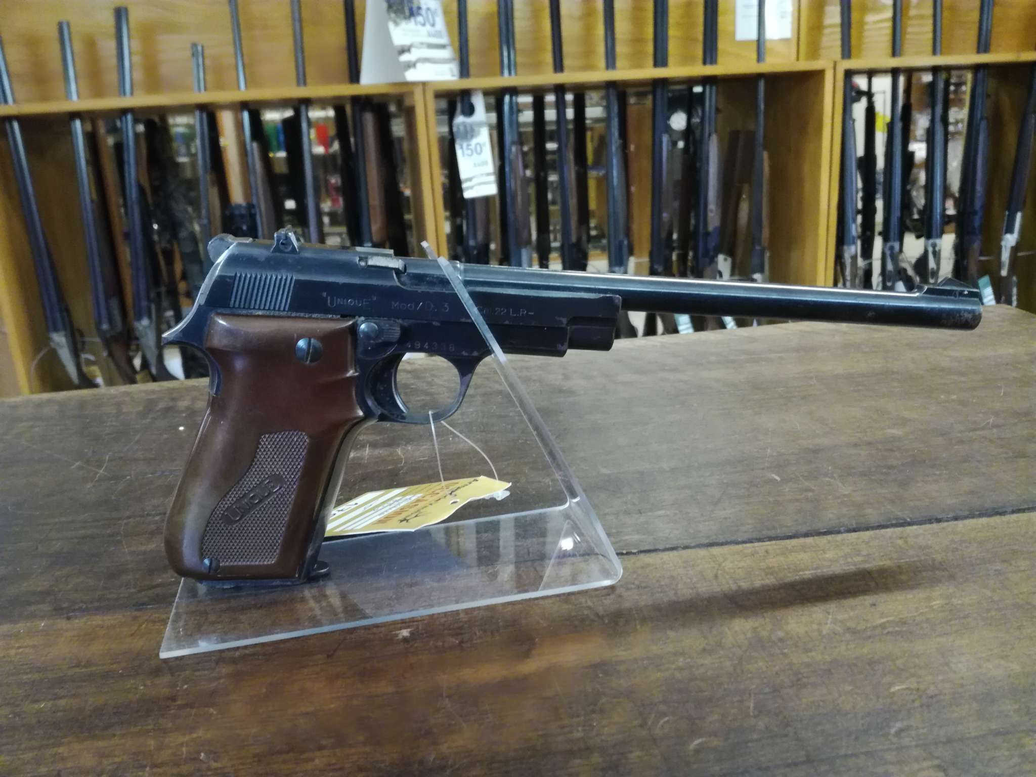 OCCASION PISTOLET UNIQUE, MOD D6, CALIBRE 22 LR - Armurerie Vauban