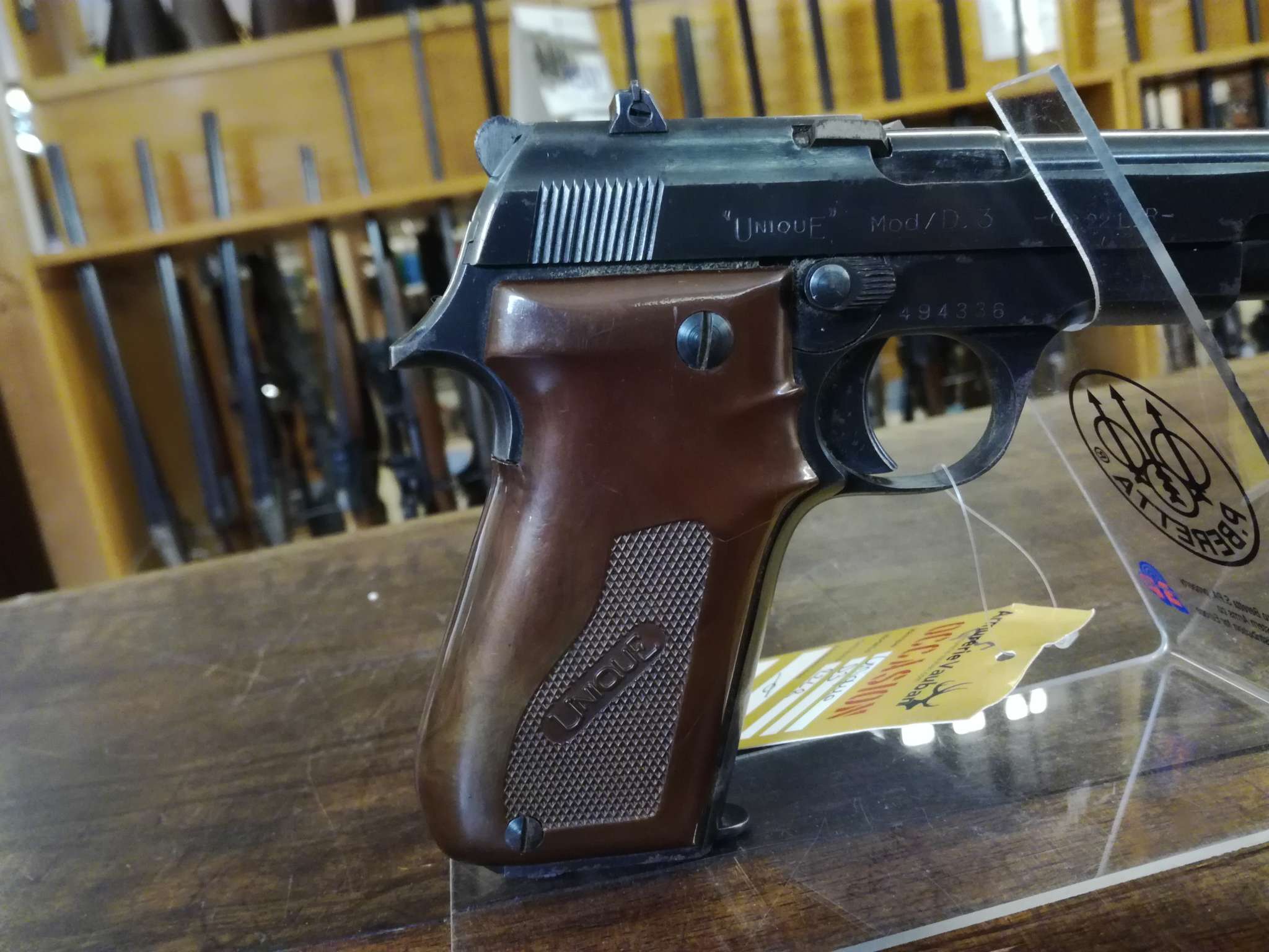 OCCASION PISTOLET UNIQUE, MOD D6, CALIBRE 22 LR - Armurerie Vauban