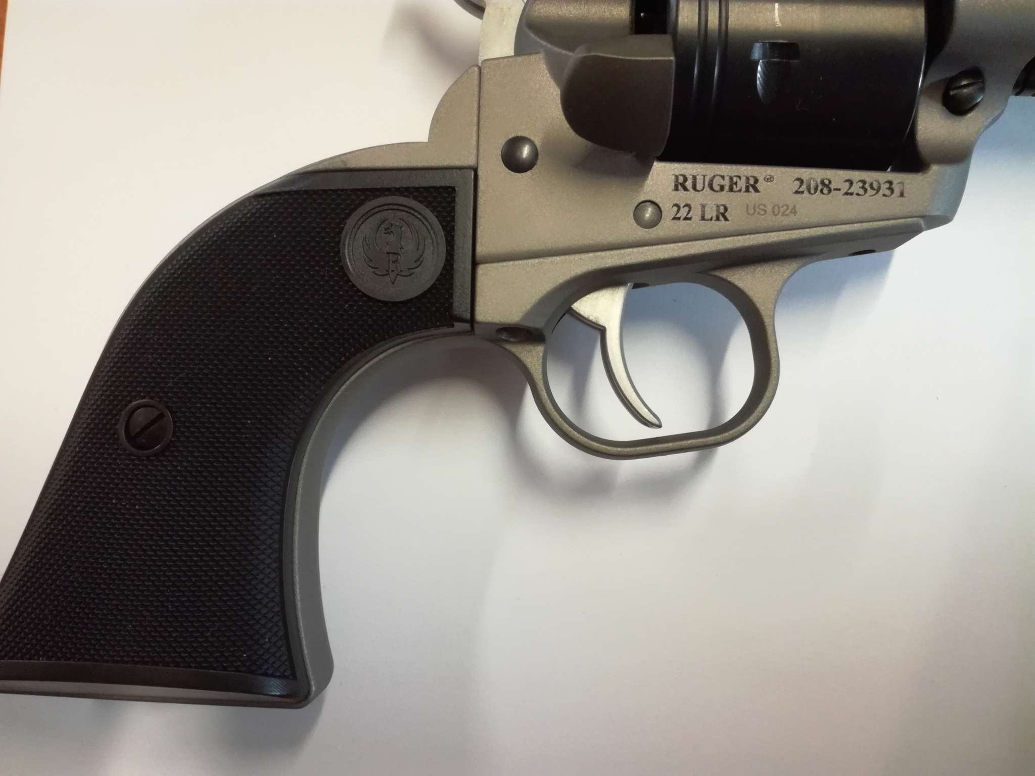 REVOLVER RUGER WRANGLER 22 LR, 6 CPS, SIMPLE ACTION INOX CERAKOTE ...